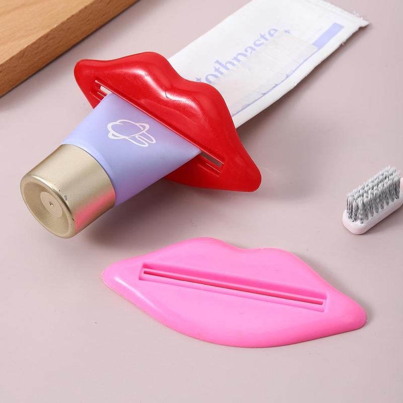Lips Shape Toothpaste Dispenser, 2/4/6 Counts Creative Toothpaste Squeezer, Bathroom Gadget ...