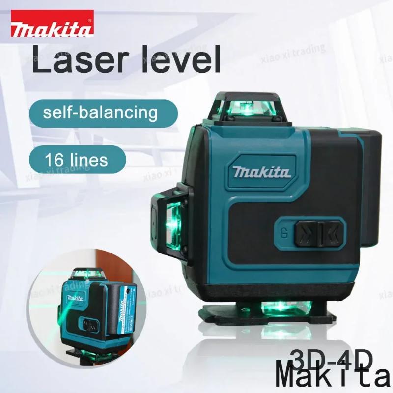 Makita 16 Lines Professional Laser Level Horizontal Vertical Green ...