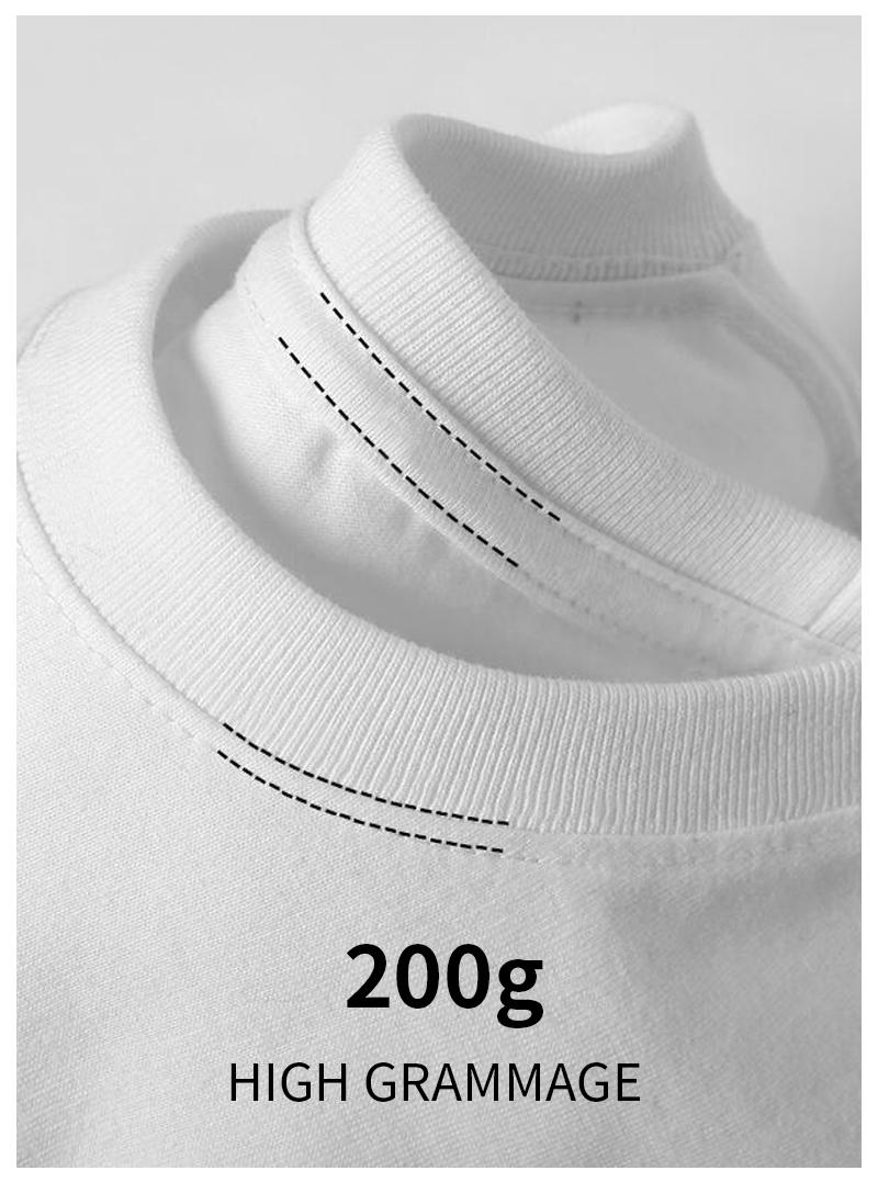 3PCS Street Fashion Soft Comfy Casual Baggy Half Sleeve Round Neck 100% ...