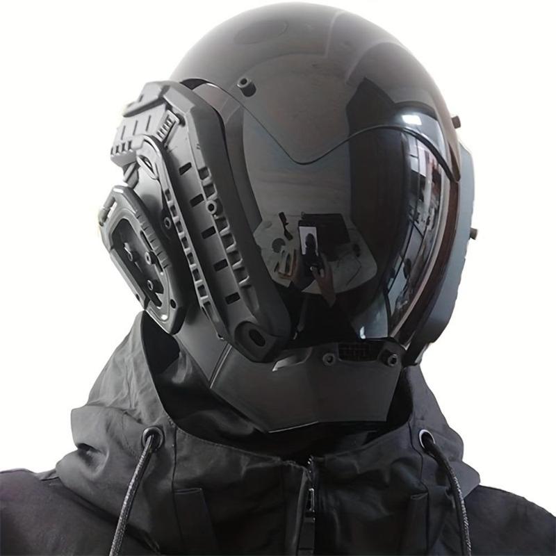 Cool Cosplay Masks Mechanical Sci-fi Halloween Gifts Cyberpunk - TikTok ...