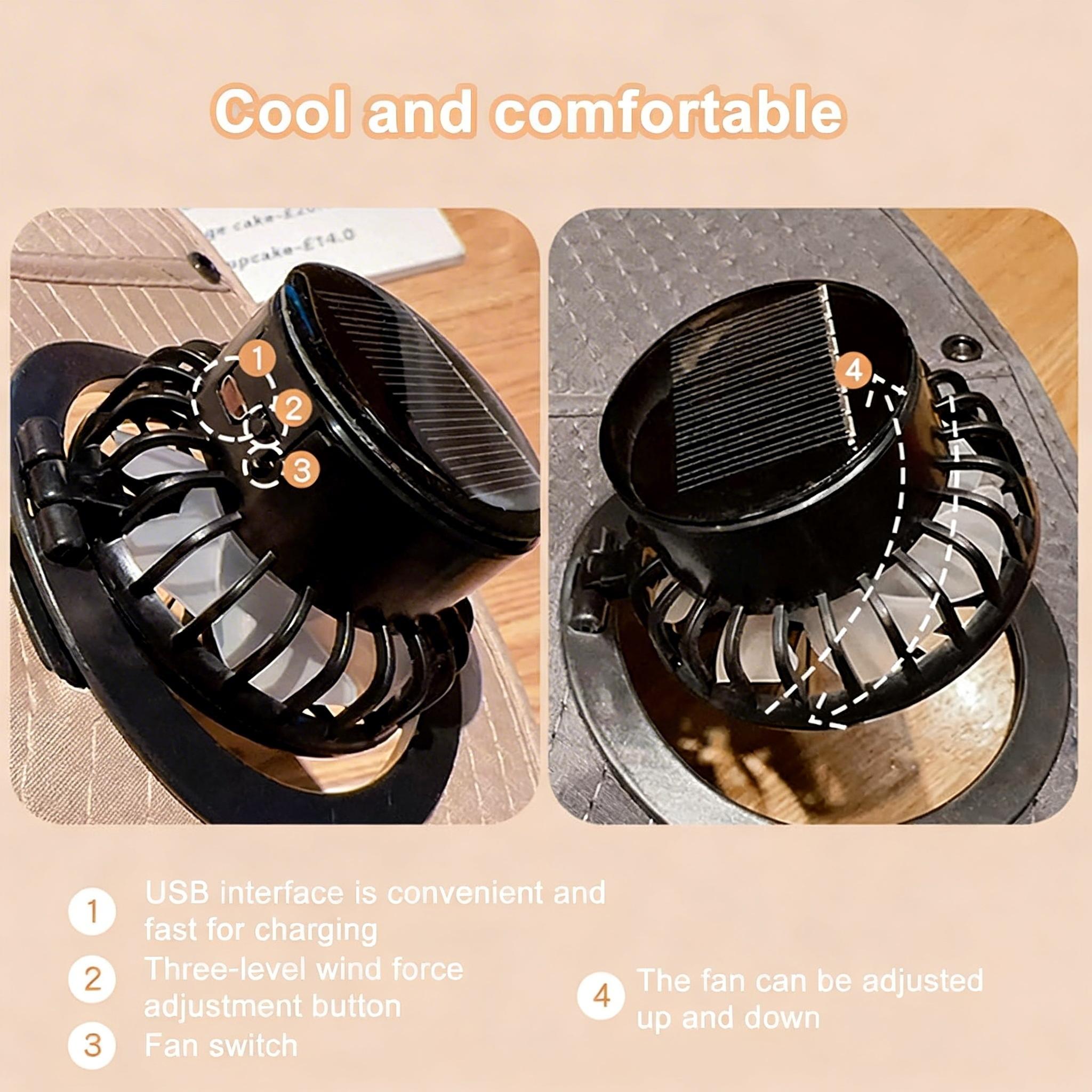 Solar Fan Hat – Ultimate Sun Protection with Built-In Fan! Stay Cool ...
