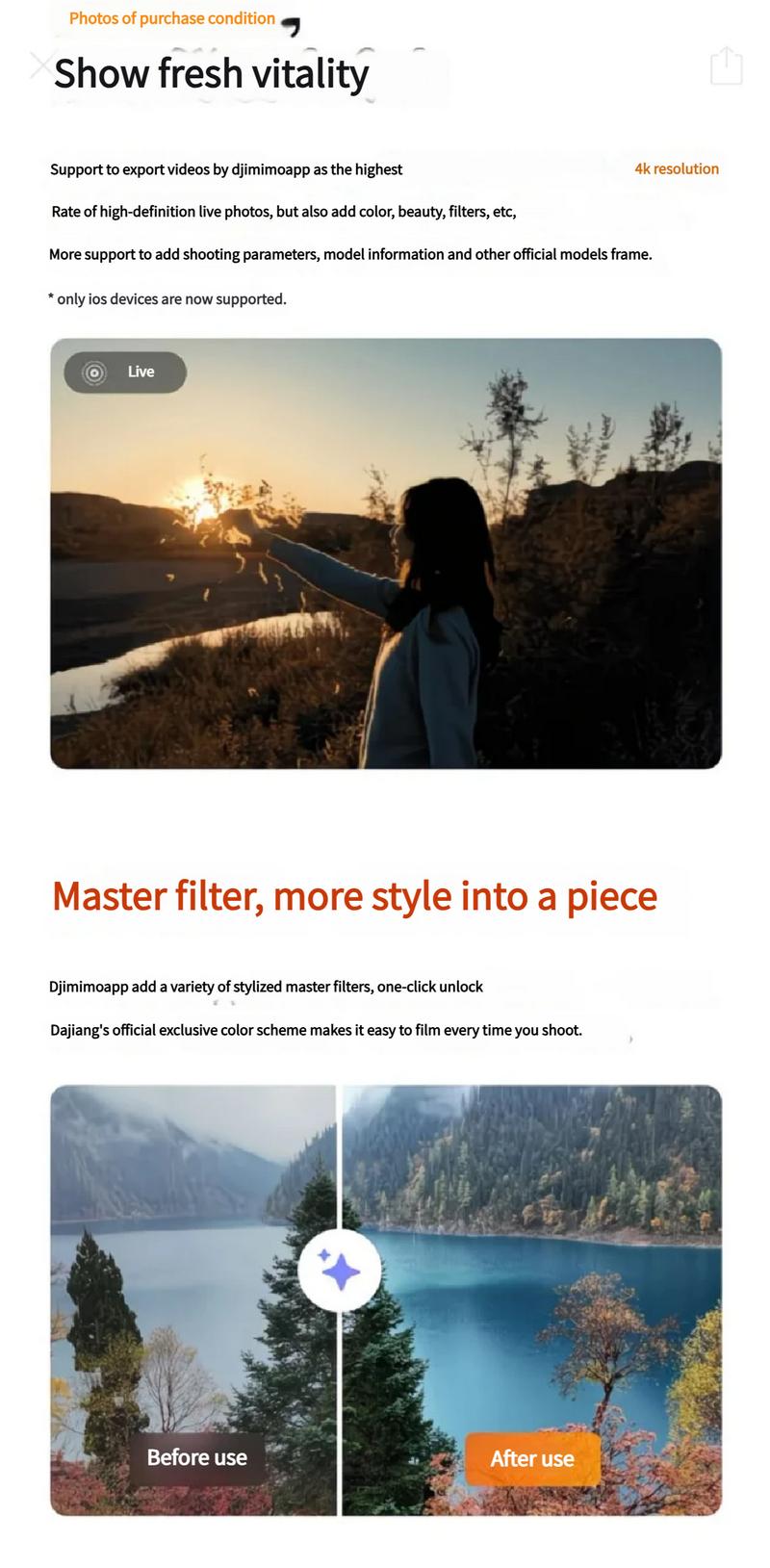 DJI Osmo Pocket 3 4K Handheld Camera with Rotatable Touchscreen for ...