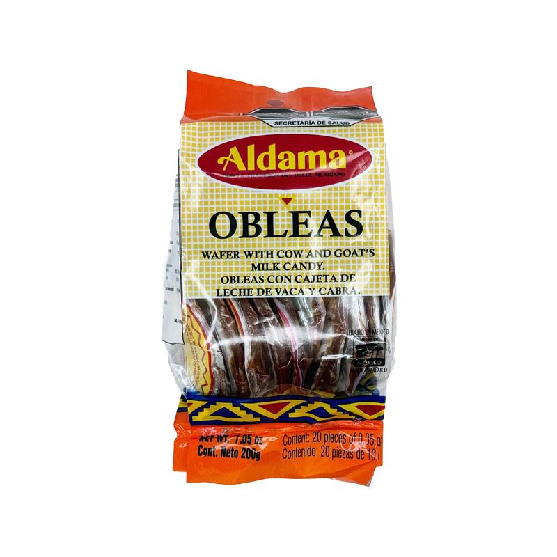 Aldama Obleas Caramel Filled Wafer made with Cow and Goat Milk, 20 ...