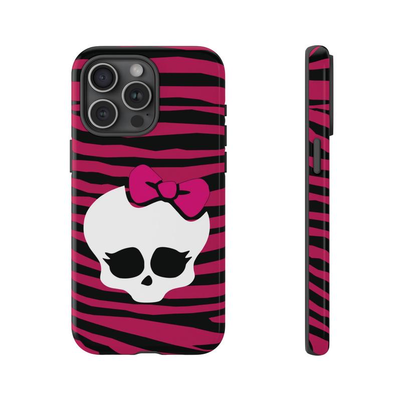 Monster High Skull Logo Phone Case Por iPhone , Samsung , Google Pixel ...