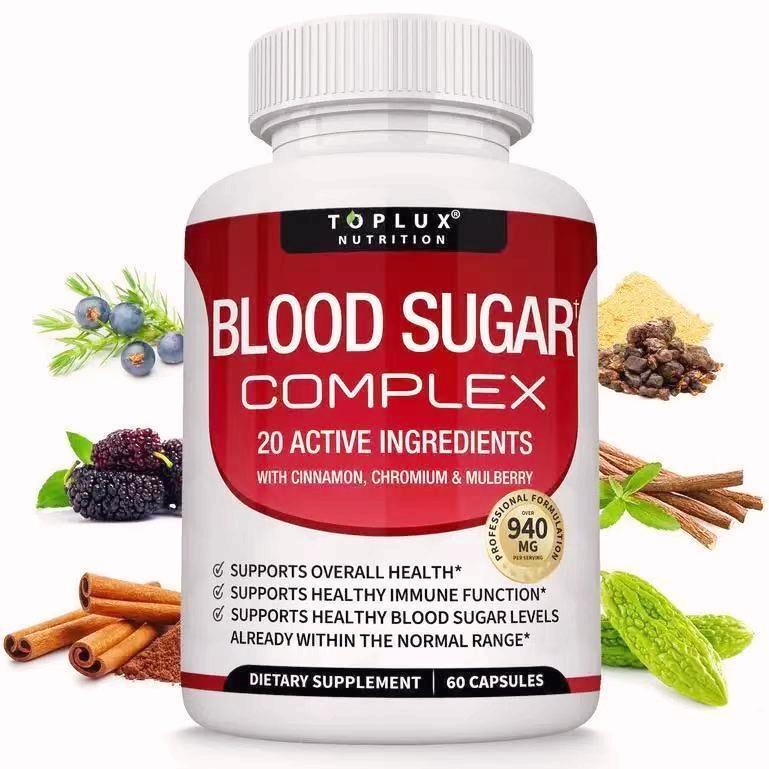 Blood glucose complex contains 20 vitamins and minerals, supporting ...