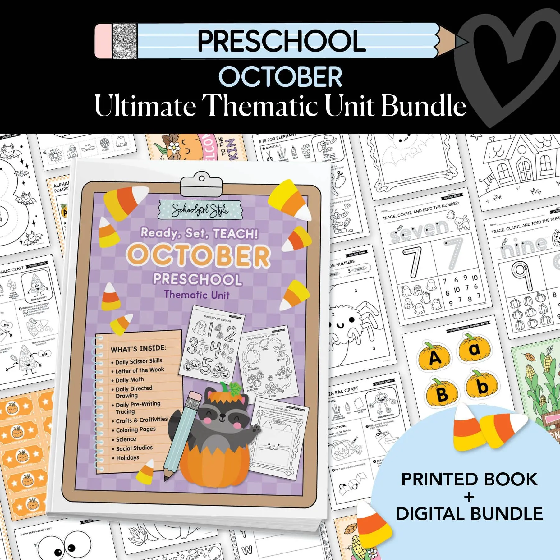 Ultimate Preschool October Thematic Unit Bundle - TikTok Shop