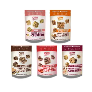 Chunk Nibbles S'mores Snack Clusters | 3 Pack | 4.25oz Bags | Sweet ...