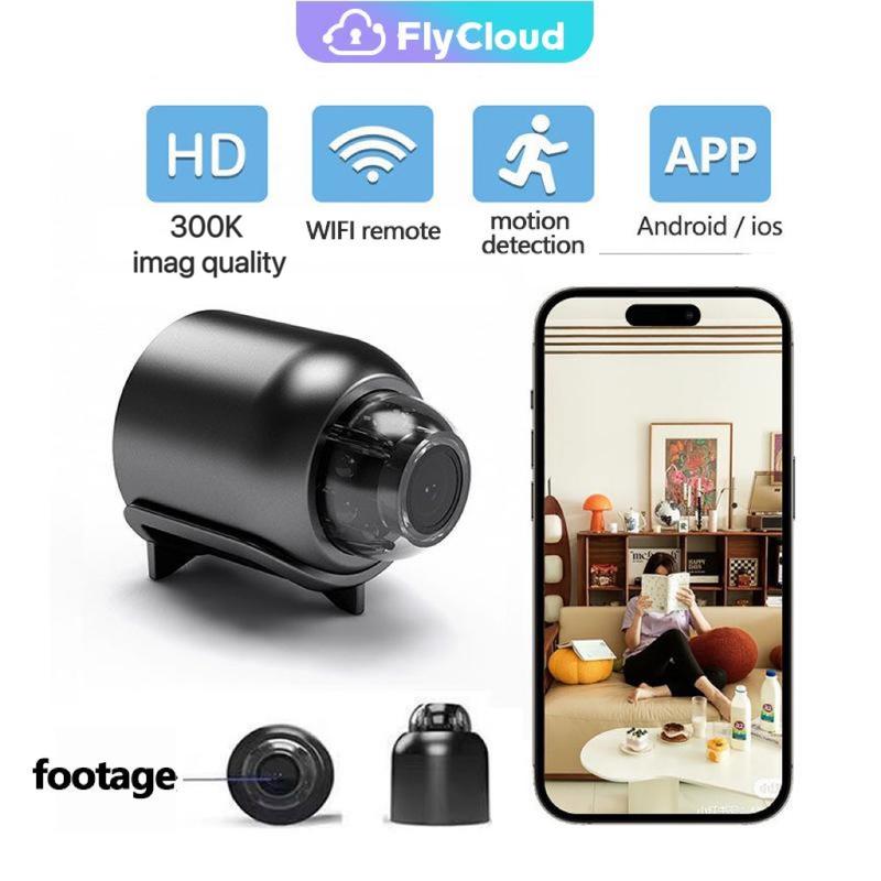 Flycloud A9 HD Mini Camera – WiFi Security Camera with Night Vision and ...