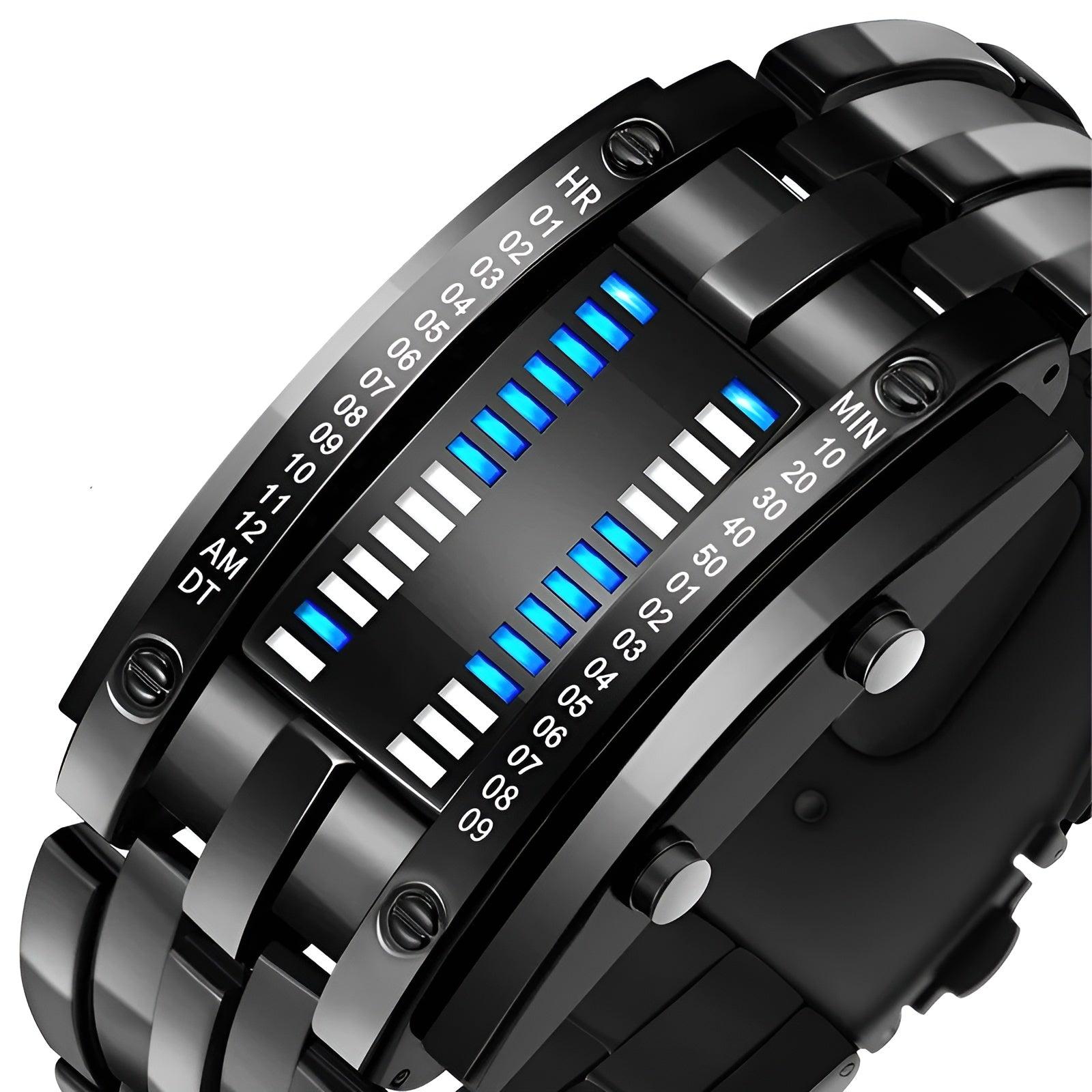 Steel Lava Binary Watch - TikTok Shop