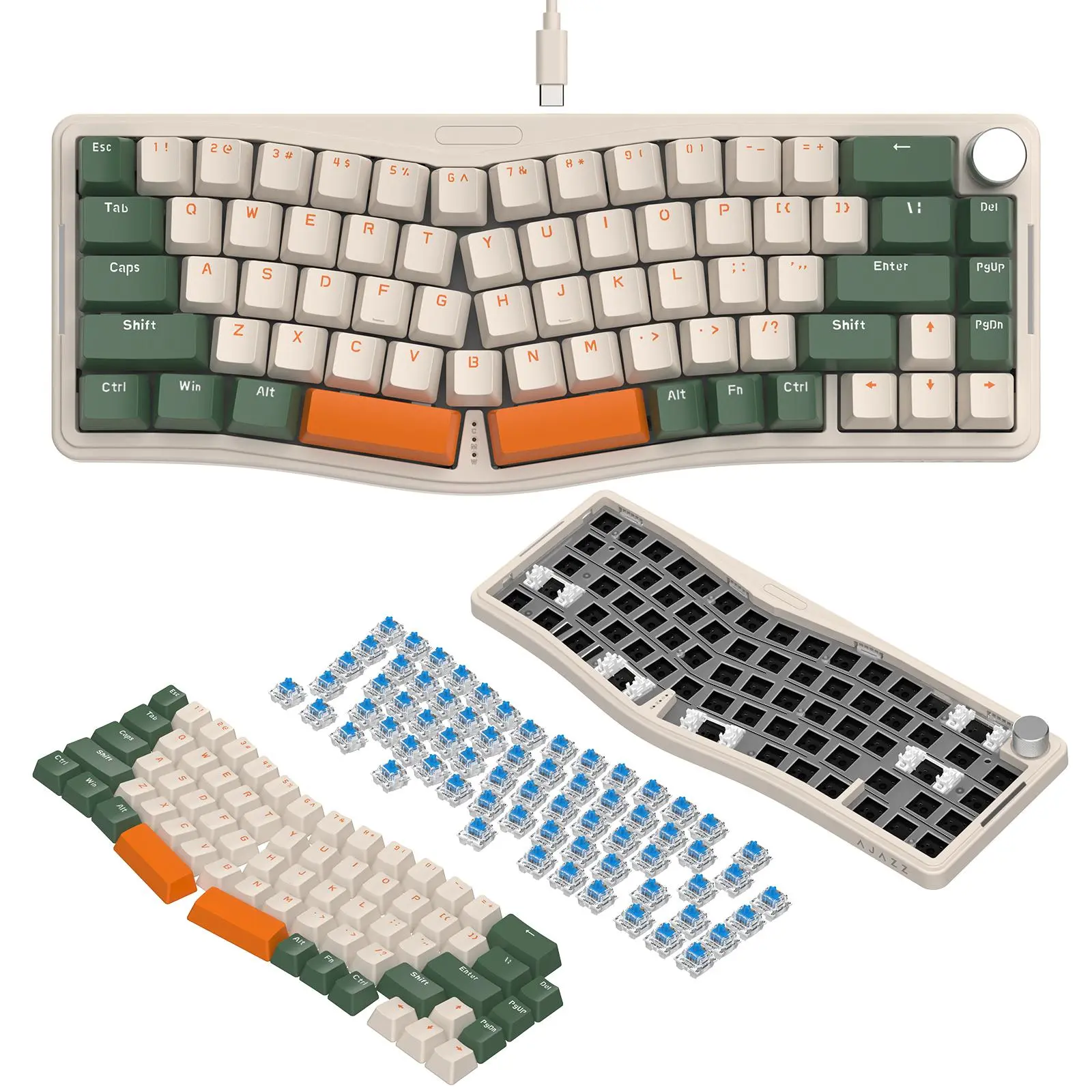 Wired Mechanical Gaming Keyboard, Wired Mechanical Gaming Keyboard with ...