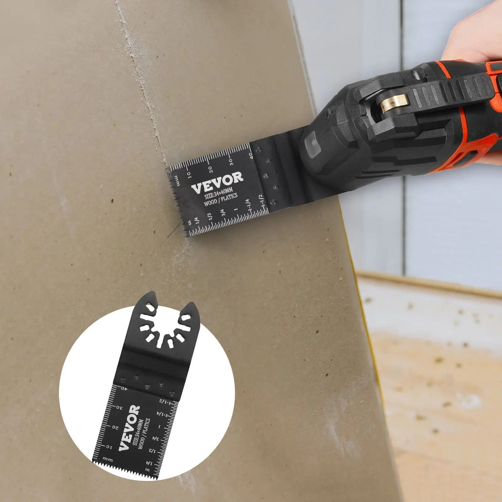 fathersdaygift VEVOR 50PCS Oscillating Saw Blades, Universal Quick ...