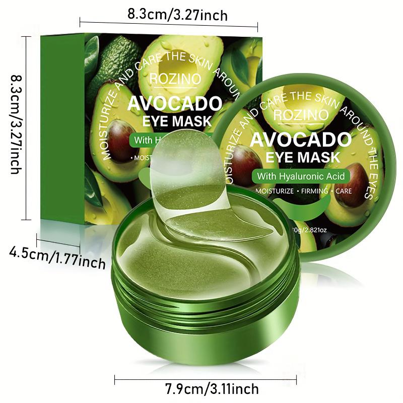 【Ten pack is cheaper】Rozino Avocado & Hyaluronic Acid EyeMask-80g Water ...