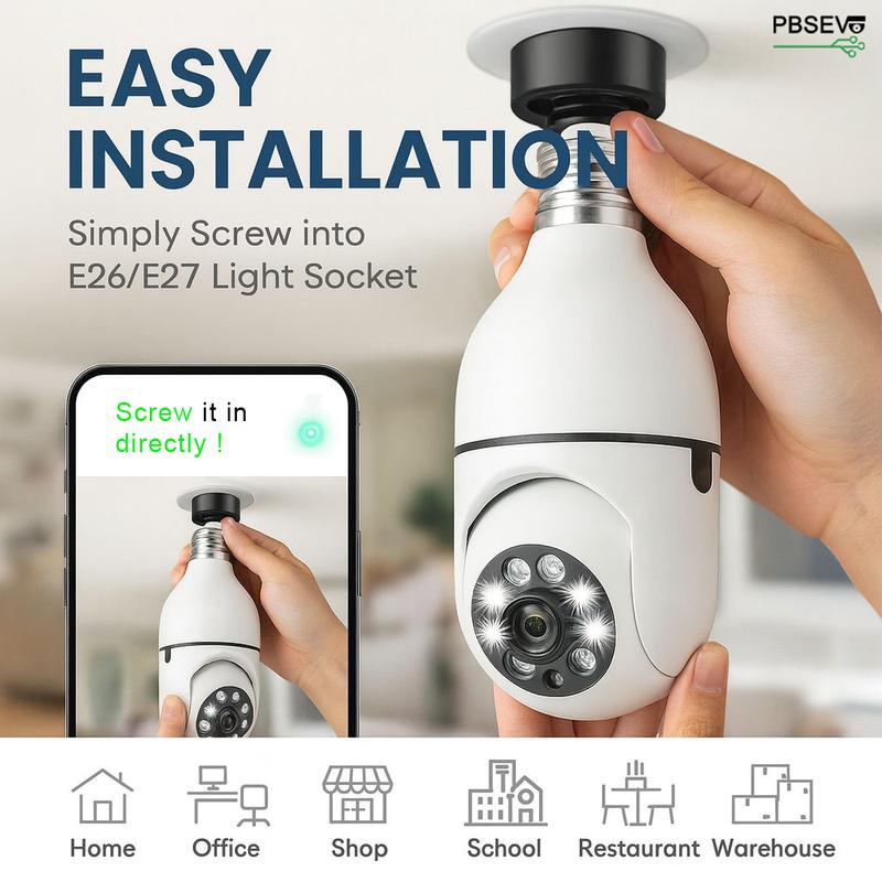 PBSEV 4pcs 3MP 360° Security Camera for Home - Target Camera Security ...