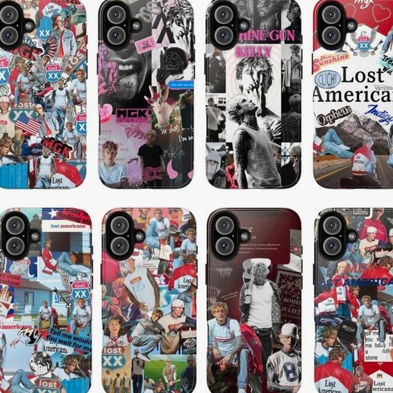 Machine Gun K. Phone Case Lost Americana 2025, MGK Phone Case For ...