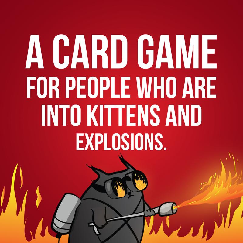 Exploding Kittens Original: Grab & Game Edition - A travel-friendly ...