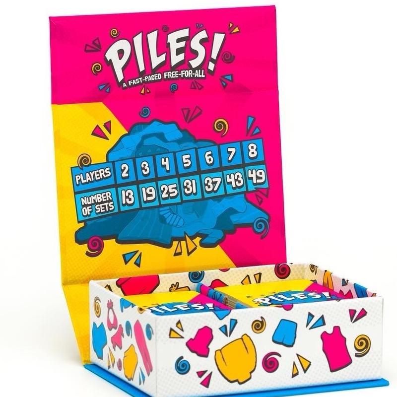 Piles! Fast Family Card Game Christmas Gift Party Card Game for Kids ...