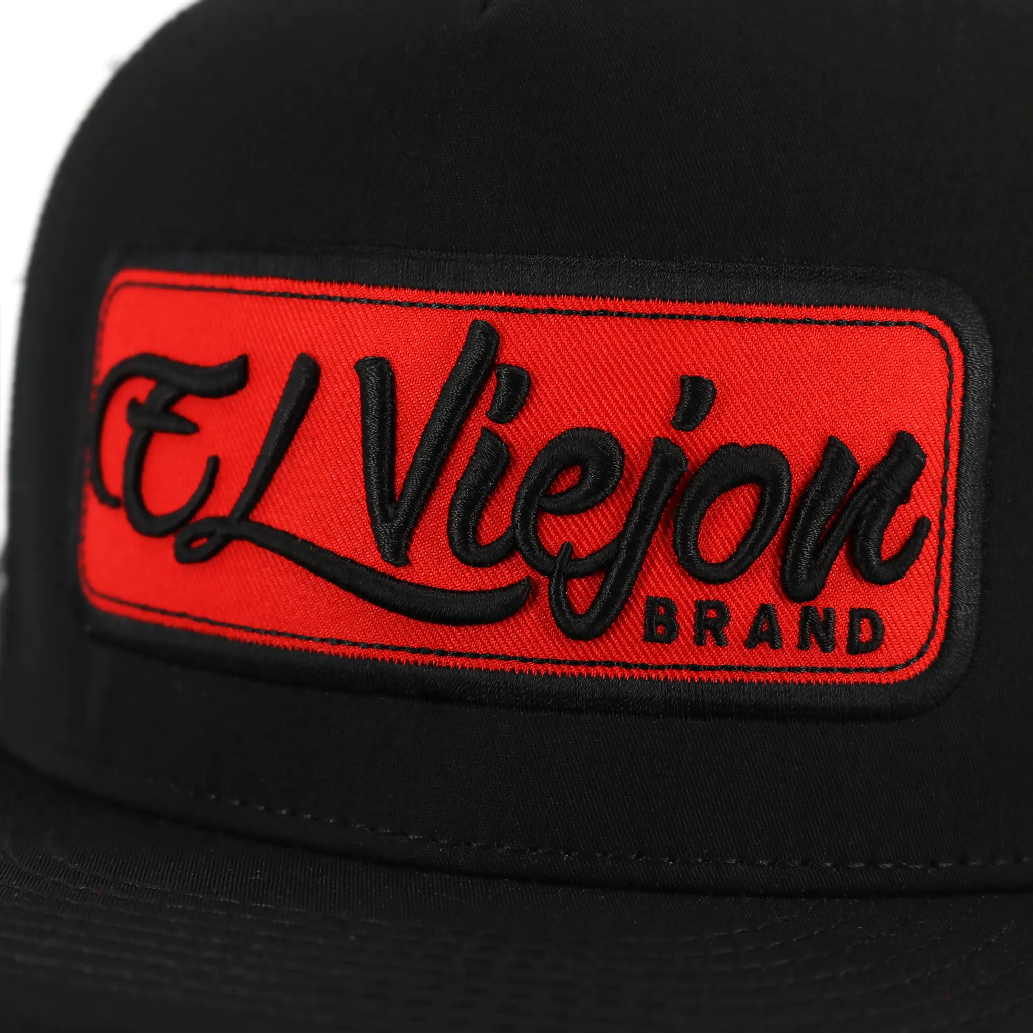 EVPatch Black (Red Patch) flat visor hat - TikTok Shop
