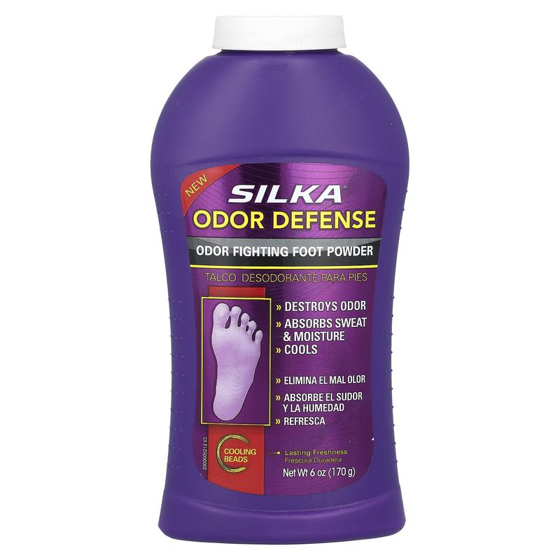 Silka Odor Defense, Odor Fighting Foot Powder, 6 oz (170 g) - TikTok Shop