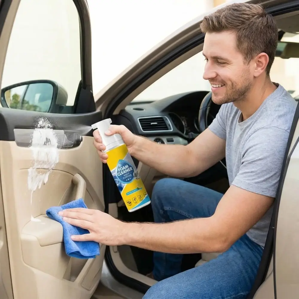 【Summervibes】Stop Scrubbing! Foam Cleaner: Deep Stain Removal for Car ...