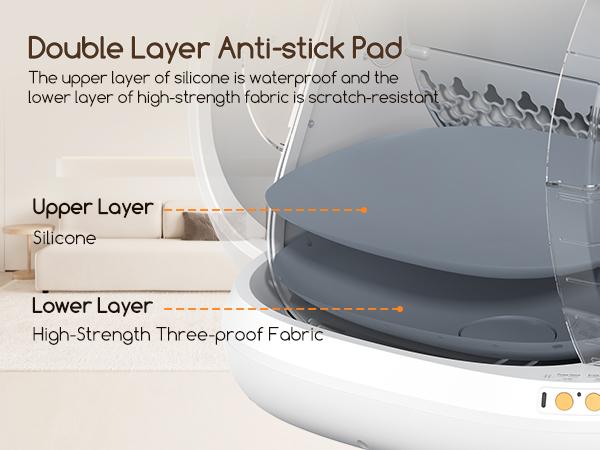 Meowant SC02 75L Large Self-Cleaning Cat Litter Box with APP Control ...