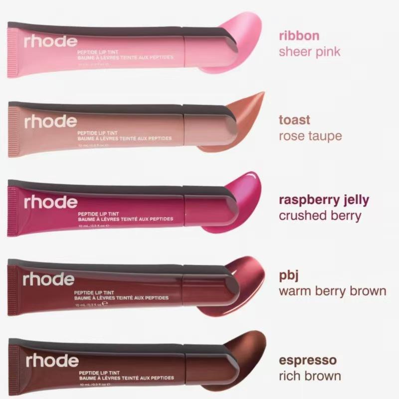 Rhode Peptide Lip Tint Nourishing Glaze - NaturalTint & Peptide Formula ...