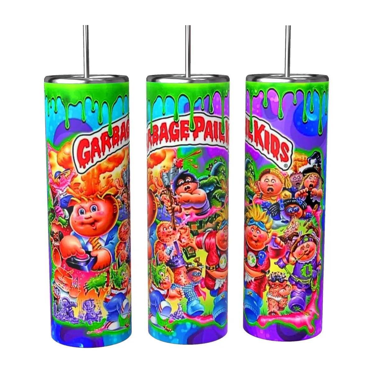 80s KIDS GARBAGE PAIL KIDS 20oz SUBLIMATED STAINLESS STEEL TUMBLER ...