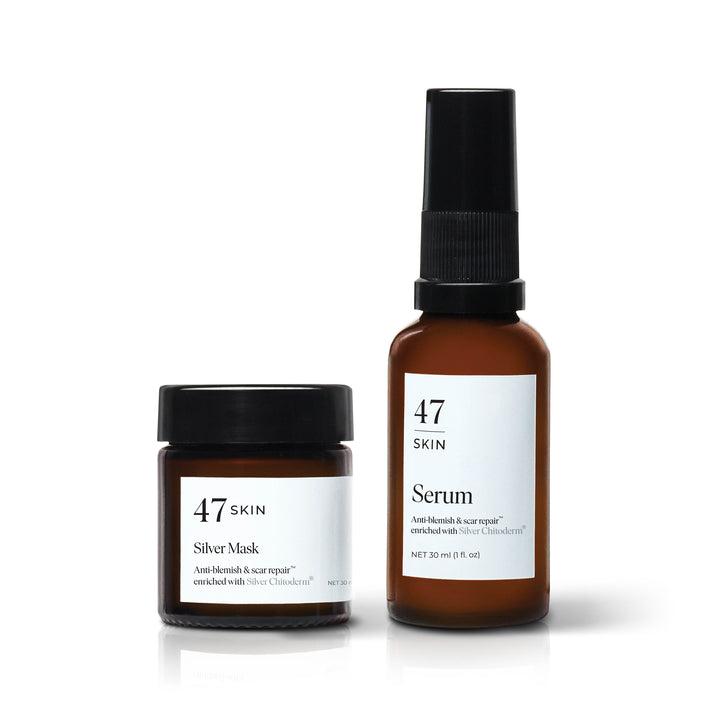 47 Skin 2 Step Treatment Set - Anti-blemish & Mark Repair Serum and ...