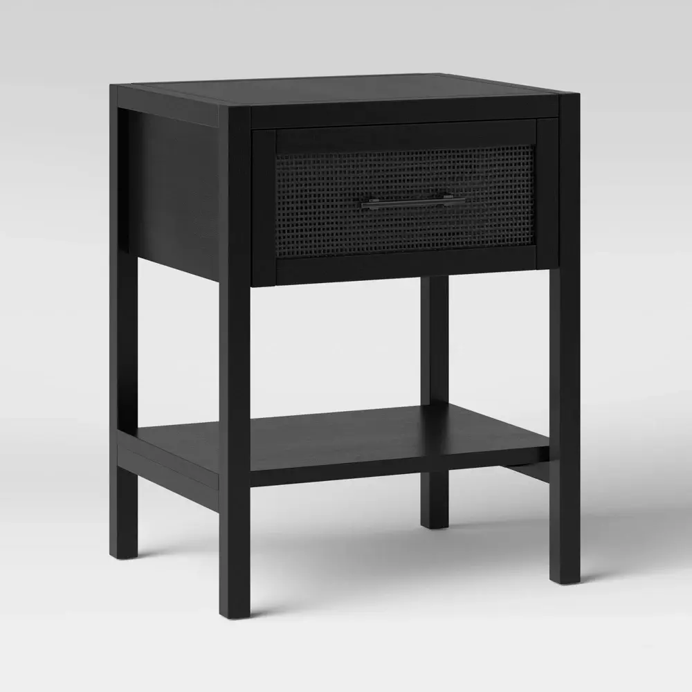 Warwick End Table with Drawer Black - Threshold - TikTok Shop