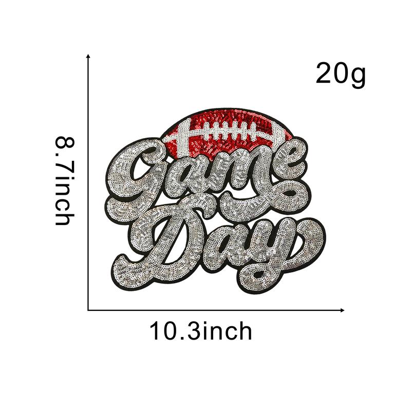 fashion outfits sports Game Day Iron On clothes Patches ,heat press ...