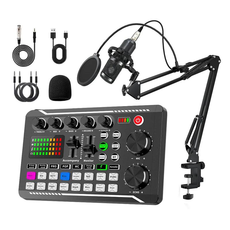 F998 Podcast Live Equipment Bundle, Professional Live Audio Equipment ...