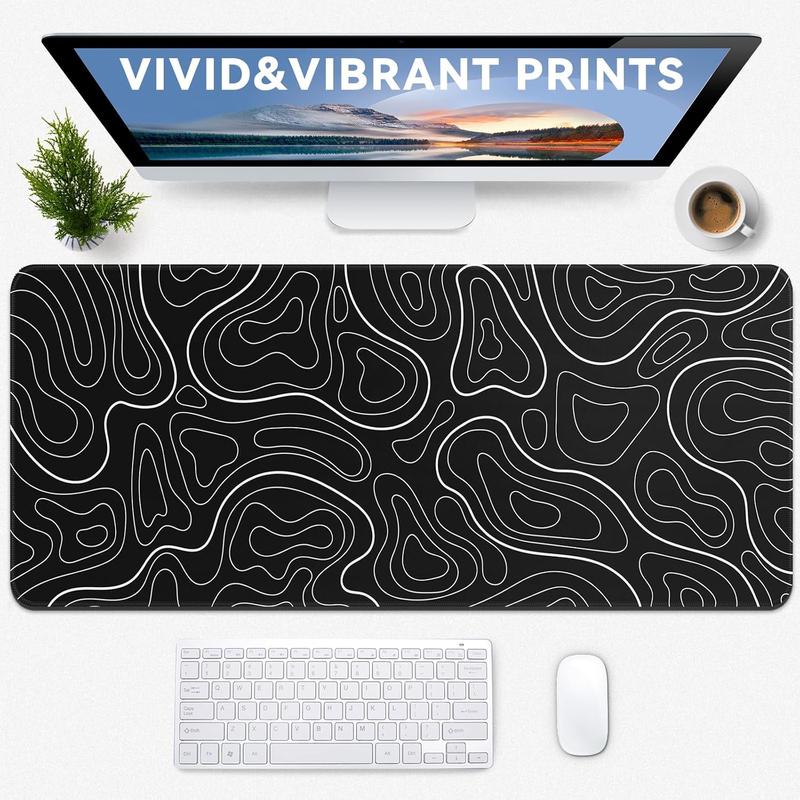 Gaming Mouse Pad Big Mousepad with Non-Slip Rubber Base, 31.5 x 11.8 in ...