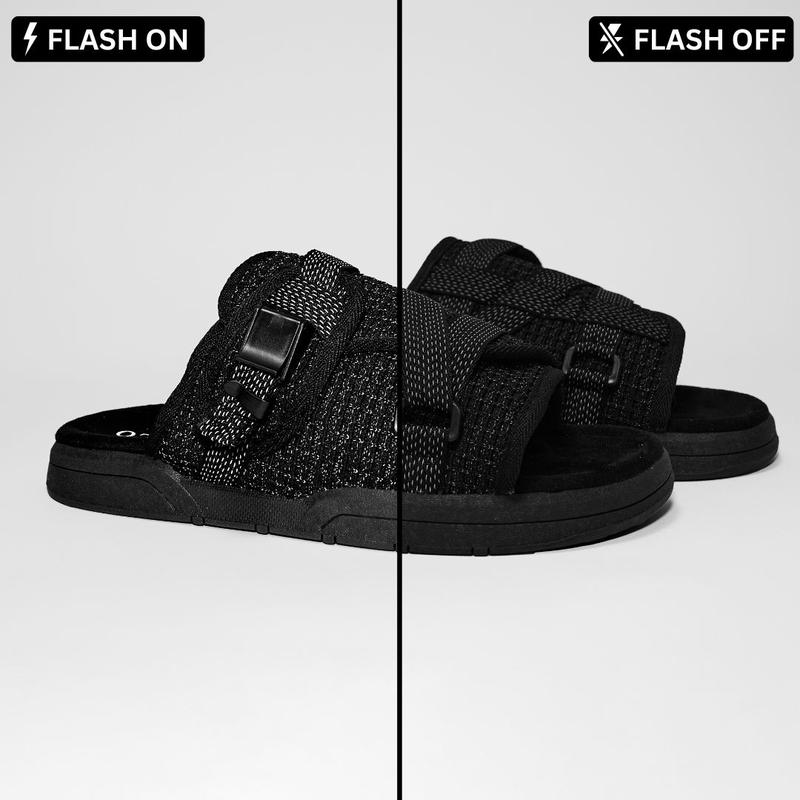 Reflective Slides for Men and Women – Full 3M Reflective Sandals with ...