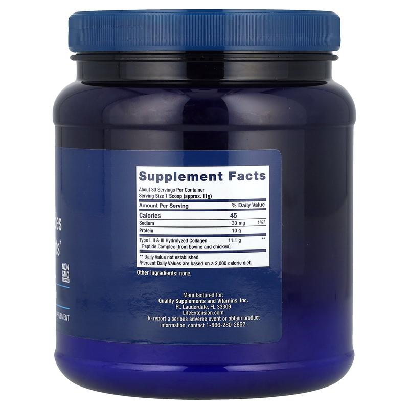 Life Extension Collagen Peptides For Skin & Joints, 12 oz (343 g)