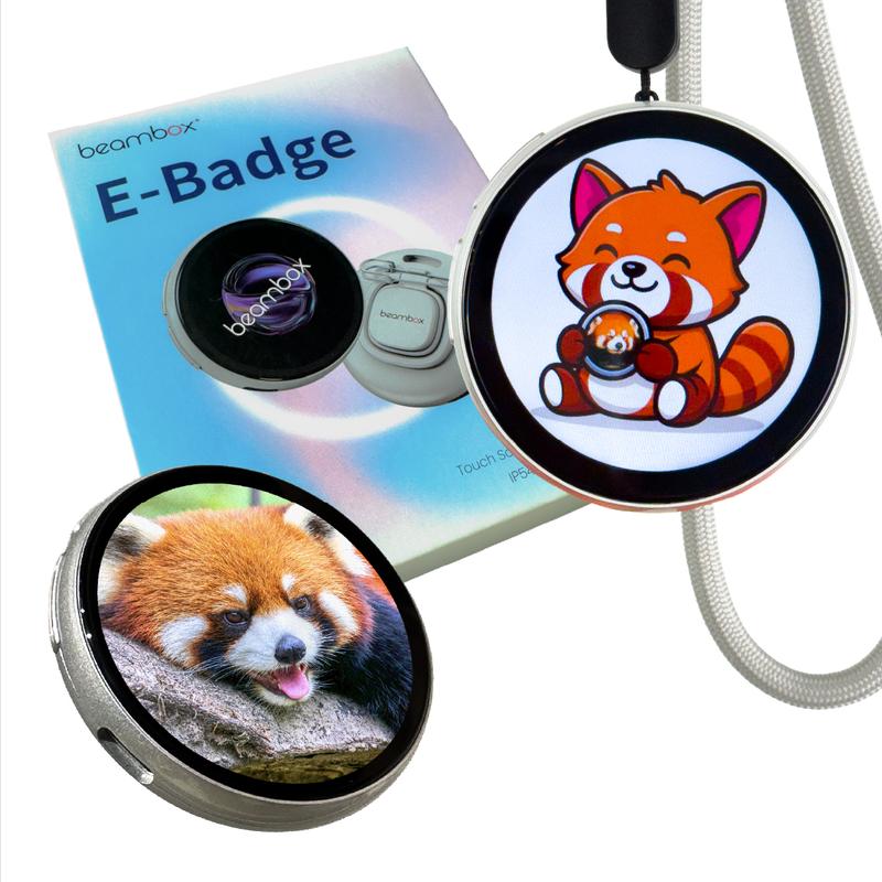 Beambox E-Badge Customizable Smart Digital Display Badge with IPS ...