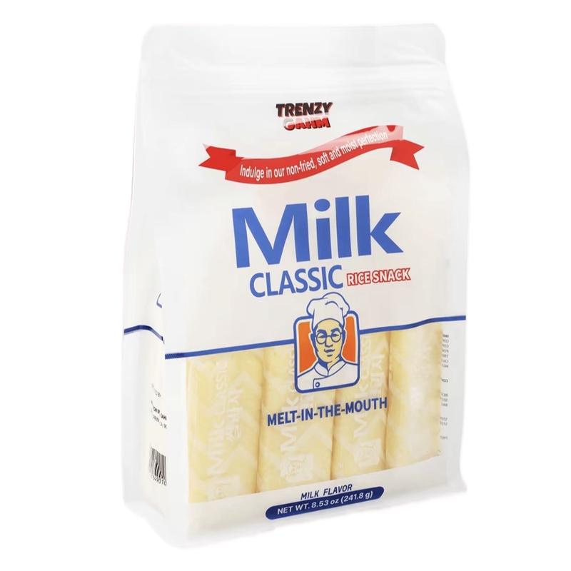 Milk Classic Korean Rice Snack – Rice Crackers Classic Milk Flavor 24 ...