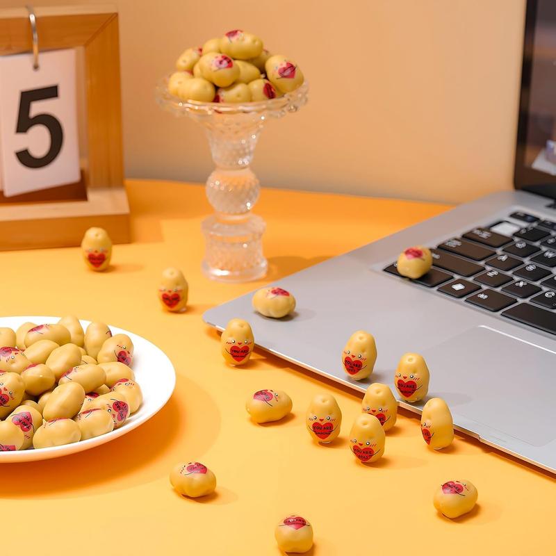 90PCS Inspirational Resin Potatoes – Mini Positive Potato Figures with ...