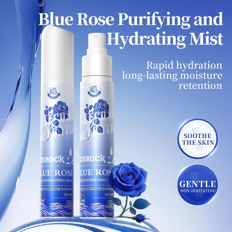 VENROCK Blue Rose Hydrating Mist 100ml - Rapid Relief for Dry/Thirsty ...