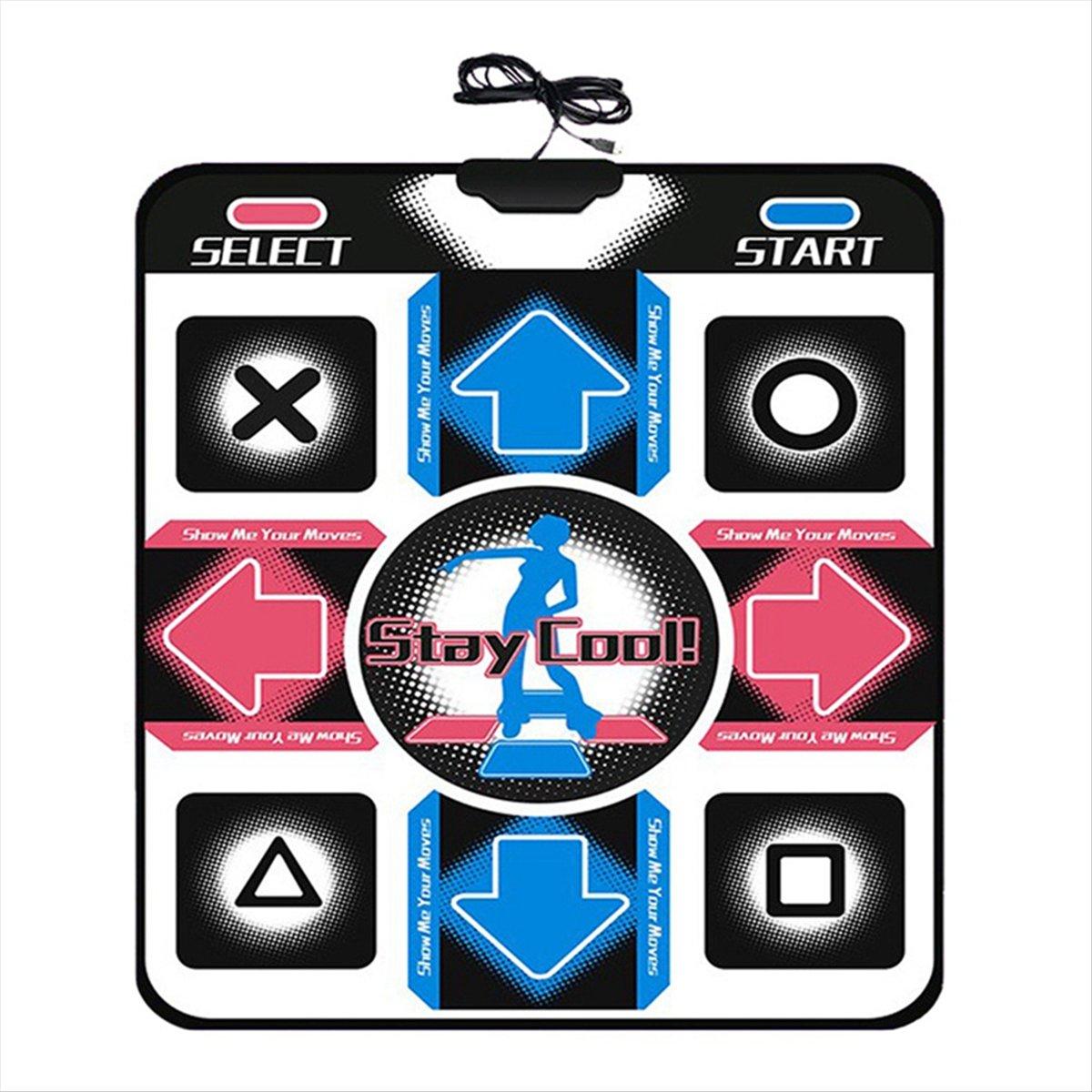 USB Wired Dance Mats 11Keys Dancing Game Step Pad HD Foot Print Dancer ...