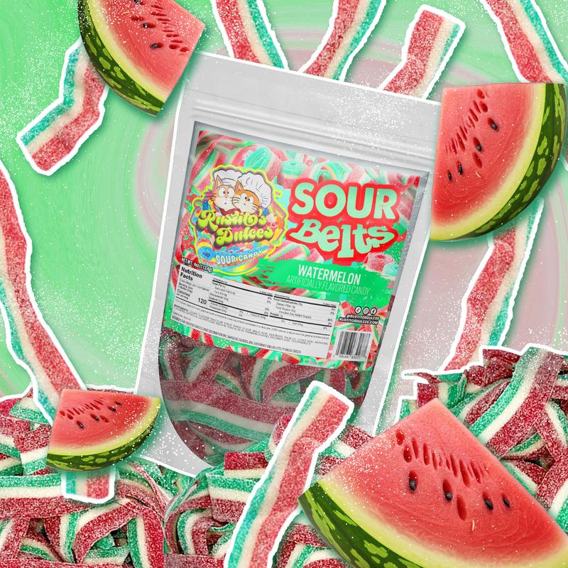 Watermelon Sour Belts - TikTok Shop