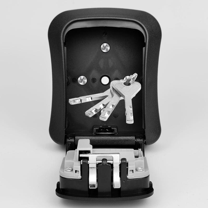 Key Lock Box with 4-Digit Combination, Large Outdoor Indoor Storage ...