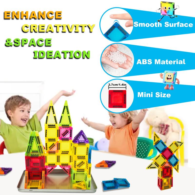 Mini, 24PCS/40PCS Building Blocks, Creative Magnetic Blocks with Iron ...