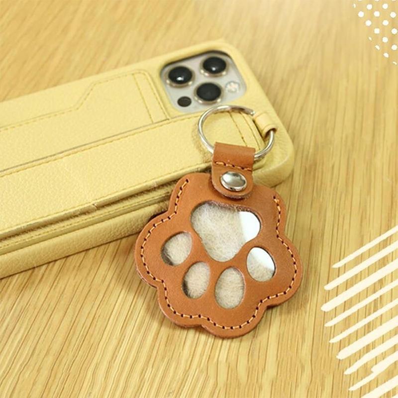 Paw-Shaped Pet Hair Collector Keychain, Dog Hair Collector Keychain ...