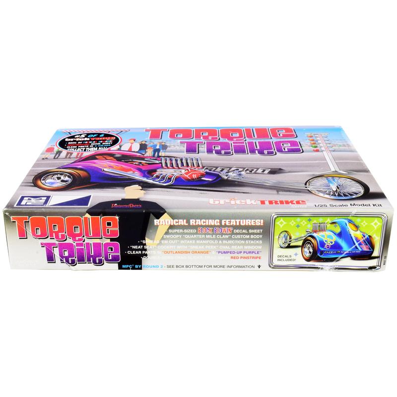 Skill 2 Model Kit Torque Trike "Trick Trikes" Series 1/25 Scale Model ...