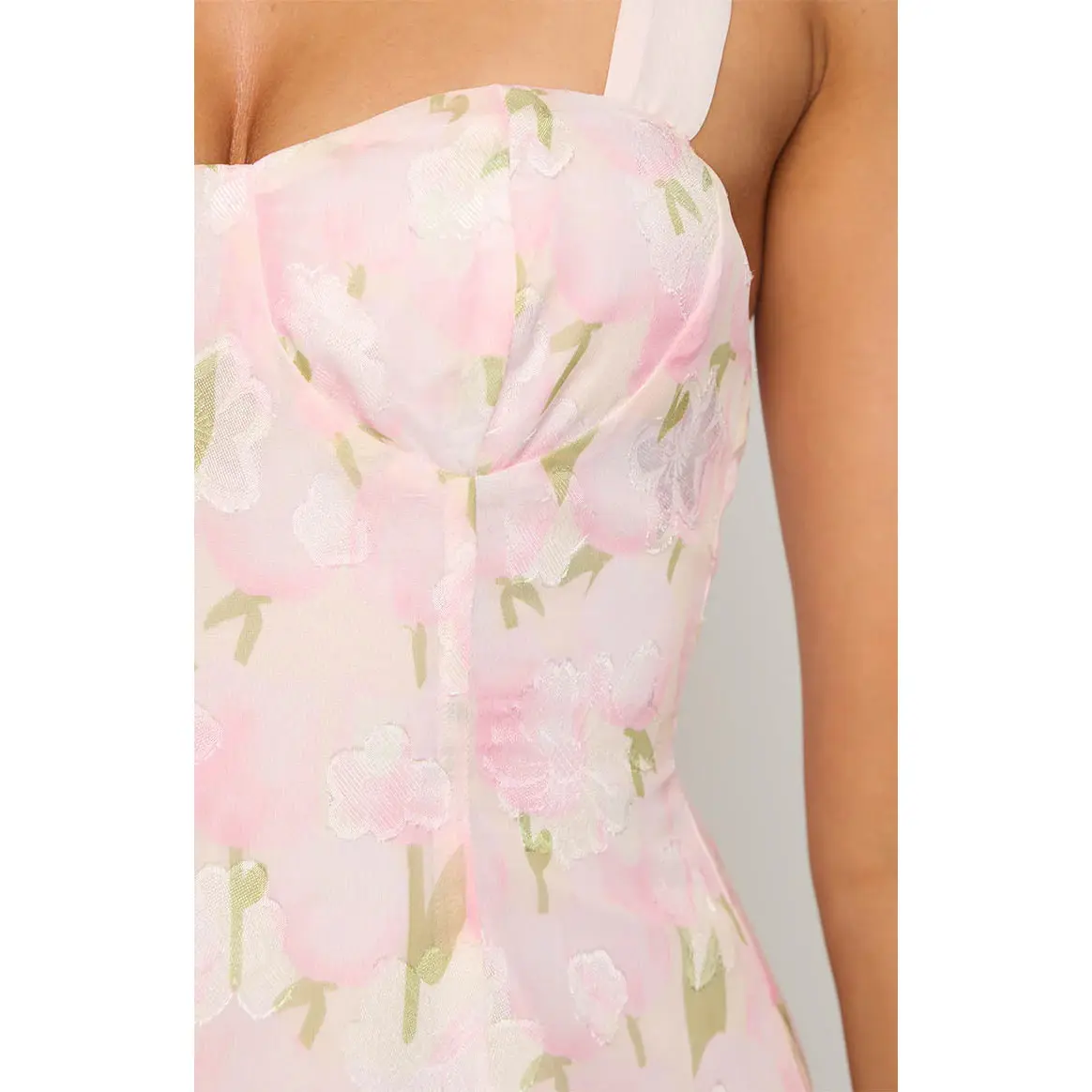 Bambi Pink Floral Mini Dress - TikTok Shop
