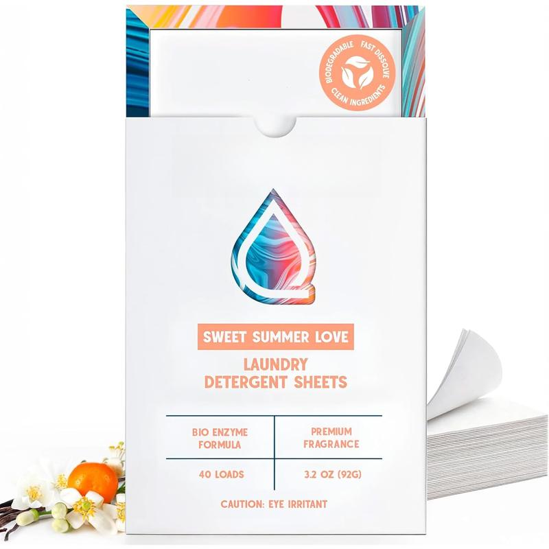 Laundry Detergent Sheets (Travel Size 40 Loads) - Travel Laundry ...