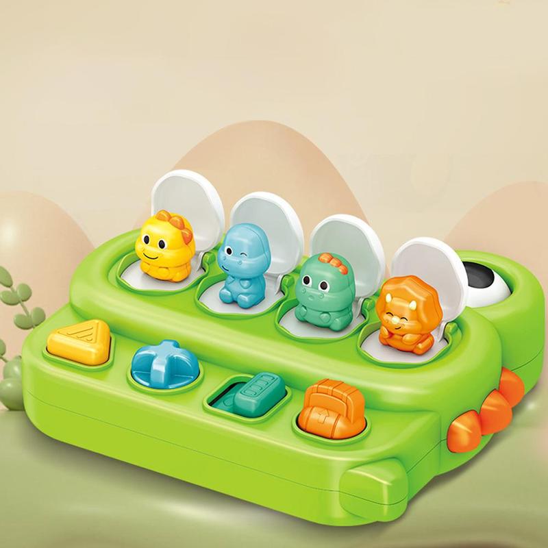 Pop Out Animal Toy, Montessori Hand Eye Coordination Toy, Interactive ...