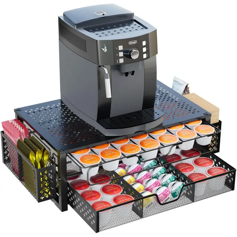 Simple Trending Coffee Pod Holder for K Cups, with 2 Tier Slidng ...