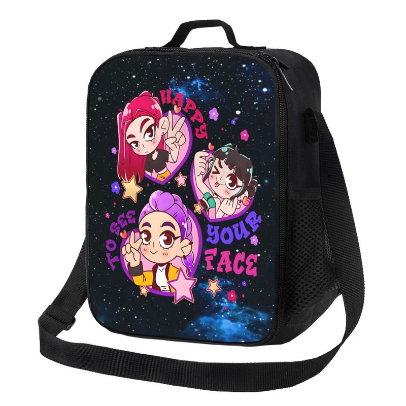 HUNTRIX Chibi Kpop Demon Hunters Lunch Box Boys Girls Back to School ...