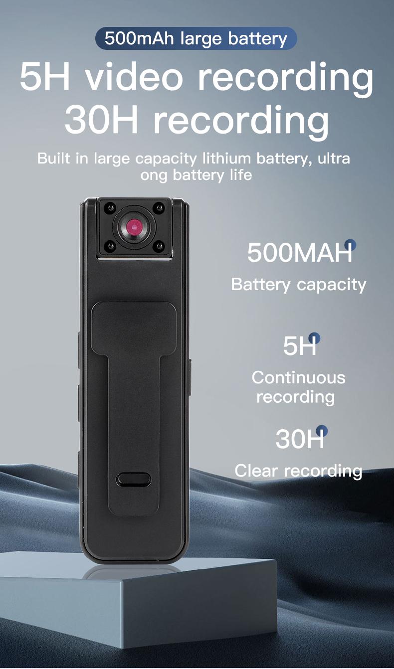 Body Camera with Audio & Video Recording 1080P HD Action Cam with 32GB ...