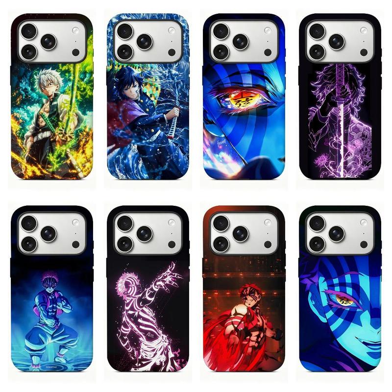 Akaza x Koyuki Phone Case for Demon Slayer Fans - Shock Absorbing TPU ...